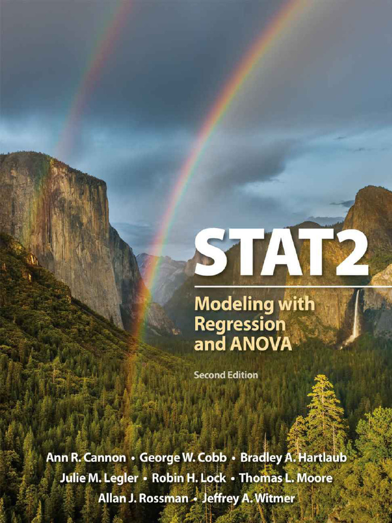 Stat2 Textbook | PDF | Regression Analysis | Analysis Of Variance