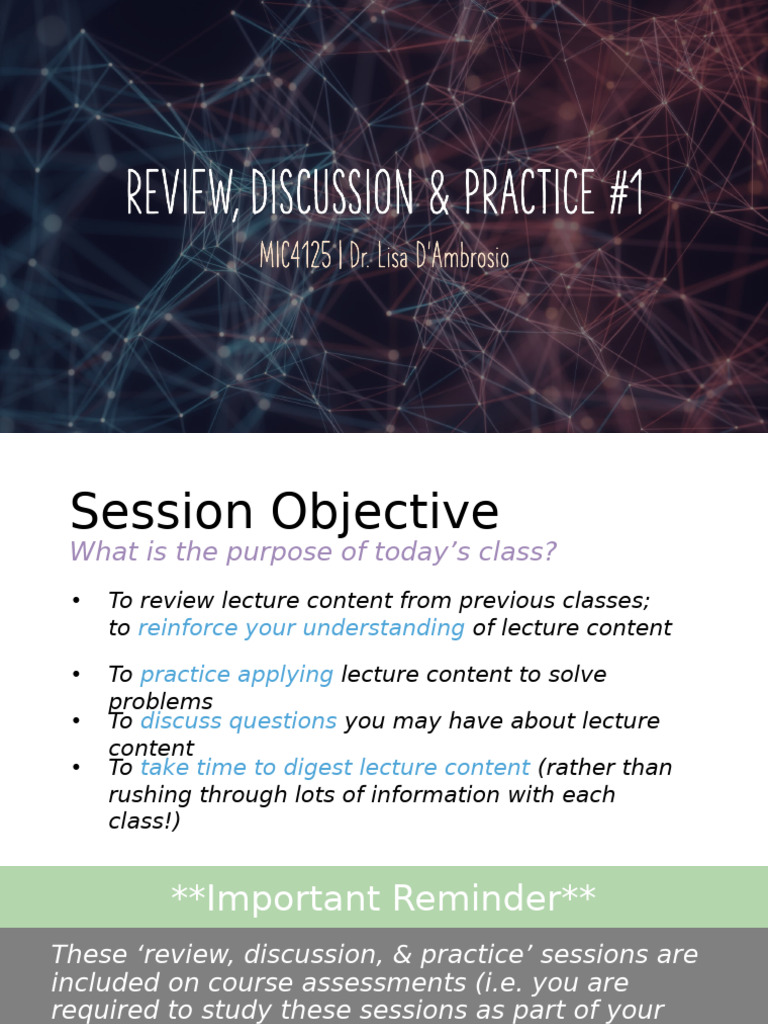 MIC4125 - Lecture 4 - Review + Discussion | PDF | Cell Adhesion | Chemokine