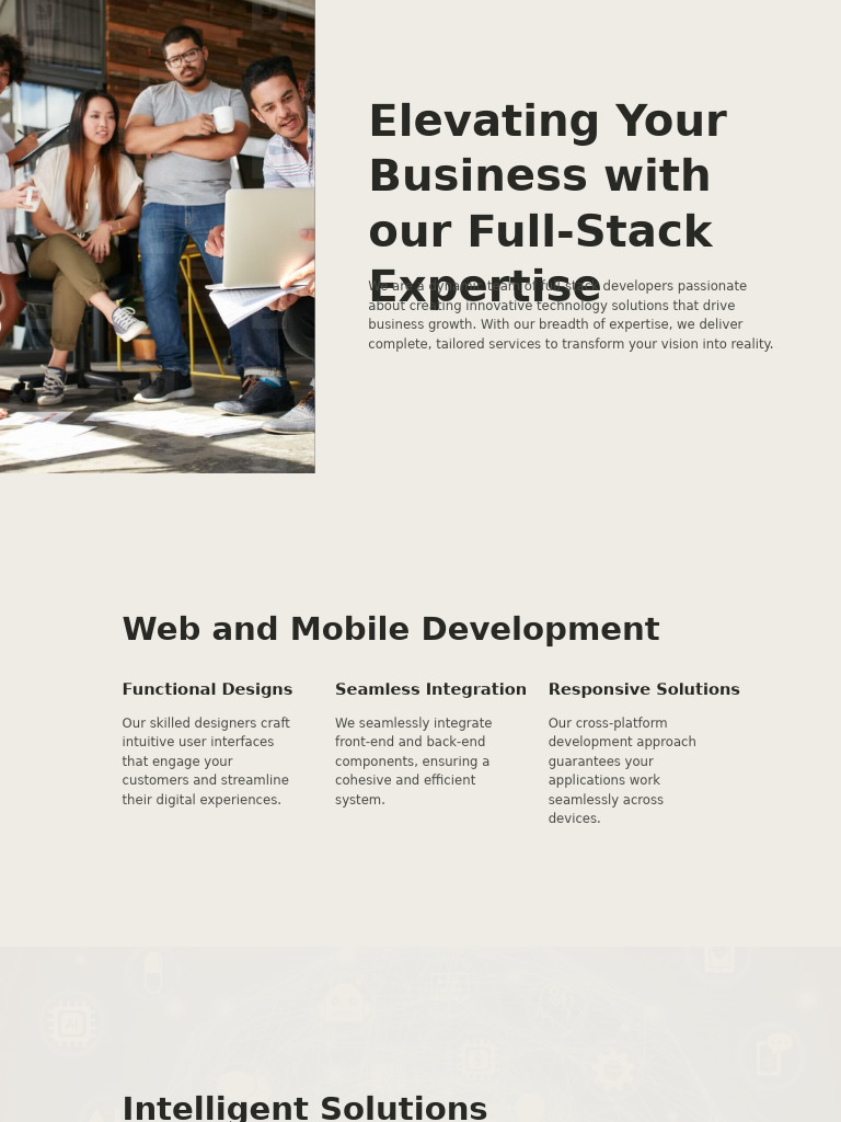 Elevating Your Business With Our Full Stack Expertise | PDF