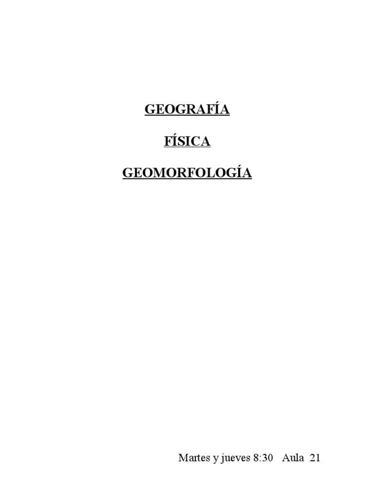 Haloclastia y relieve en geomorfología | PDF | Estrato | Roca (geología)