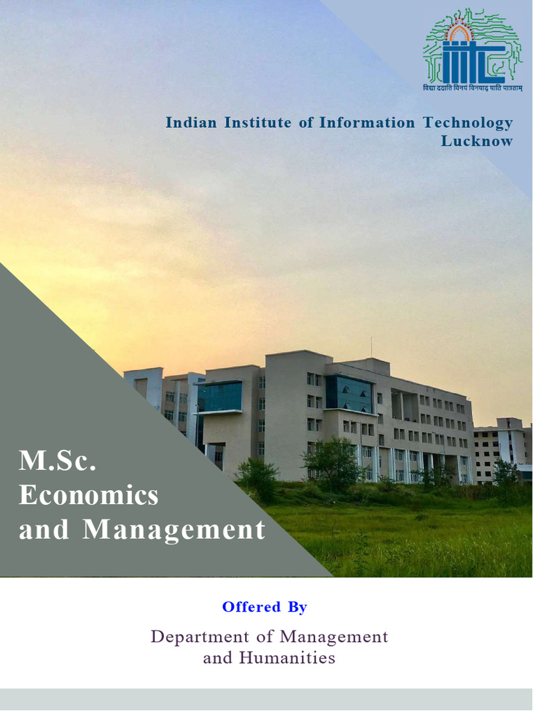 Brouchure of MSC Economics MGMT | PDF | Economics | Economies