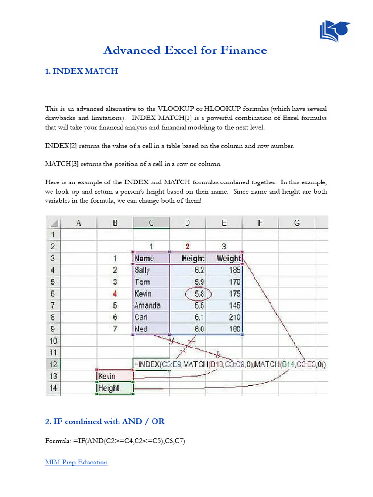 Advanced Excel Formulas for Finance | PDF | Interest