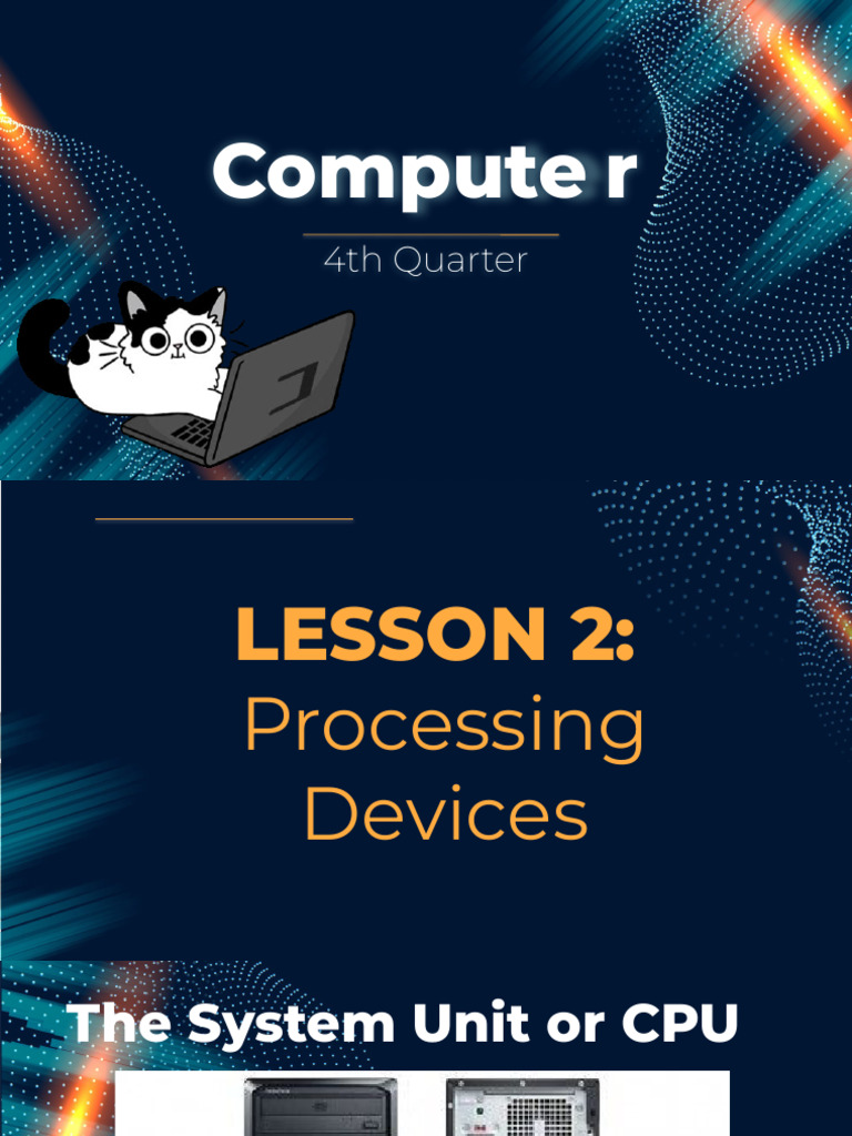 4th Quarter Computer - Processing Devices | PDF | Computer Data Storage | Disk Storage