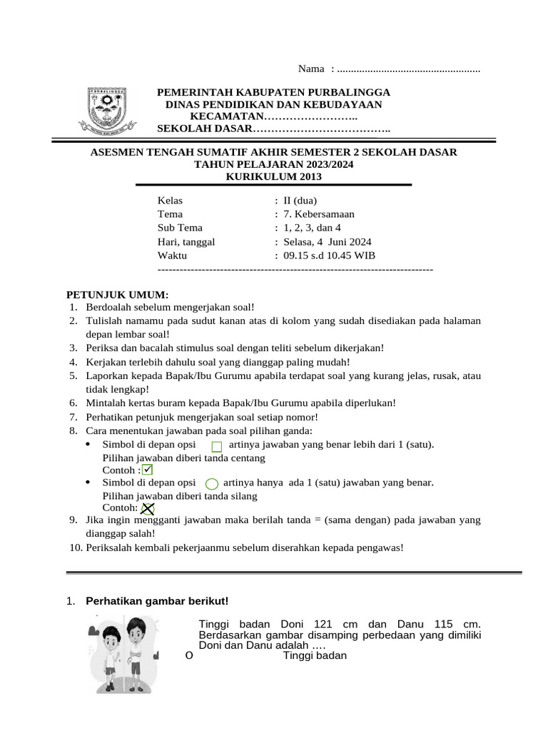 Tema 7 Kelas 2 Asas Ii Pdf