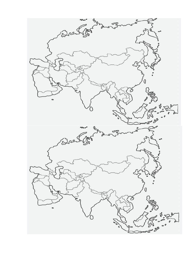mapas de Asia (regions) | PDF