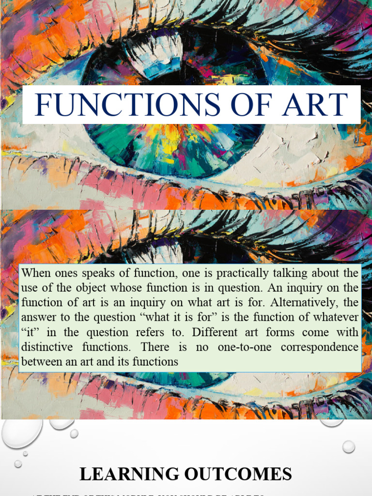 Functions and Types of Art | PDF | The Arts | Cognition
