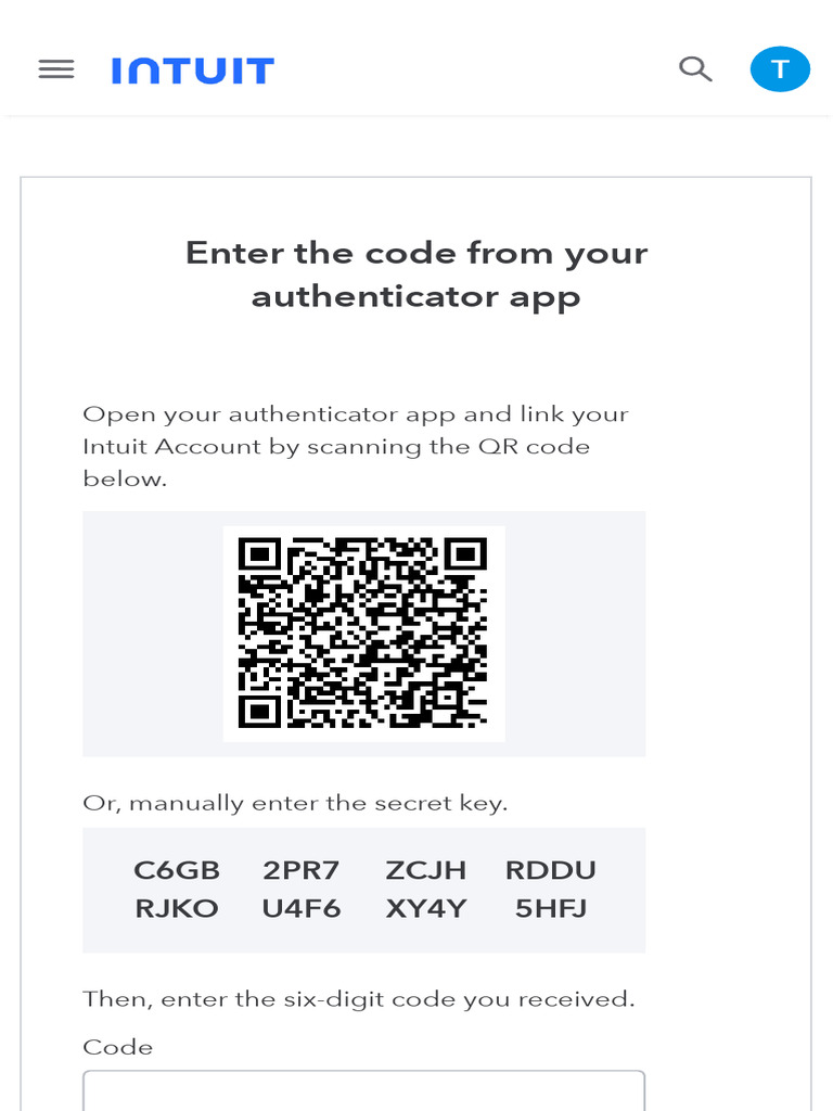 Sign in & Security Intuit Account Manager | PDF