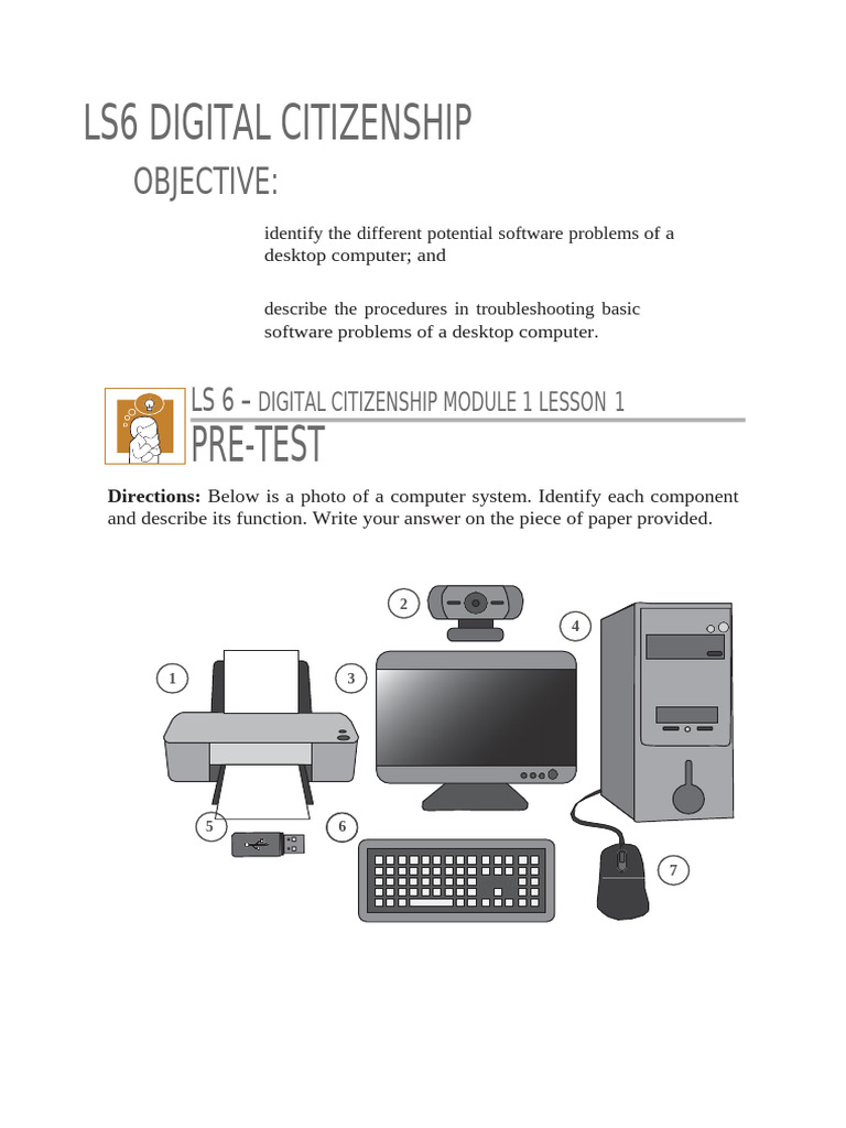 LS6 Lesson 1 Module 1 | PDF
