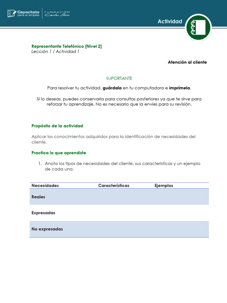 Atención Al Cliente | PDF | Cliente | Cognición