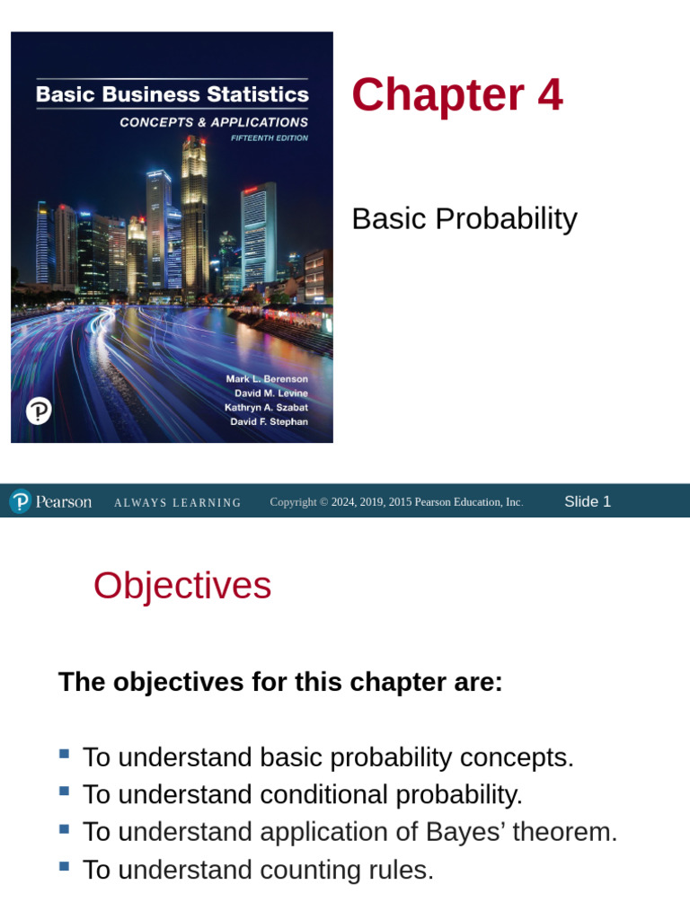 Bbs15e - PPT - Ch04 - Presentation KD | PDF | Statistics | Probability
