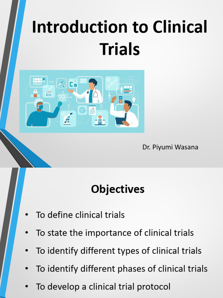 Lecture 02 | PDF | Clinical Trial | Phases Of Clinical Research