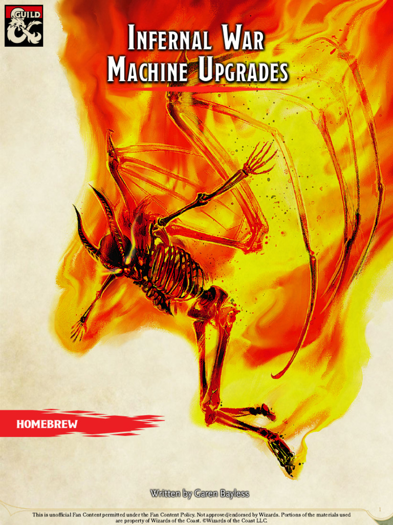 997896-Infernal War Machine Upgrades | PDF | Wizards Of The Coast ...