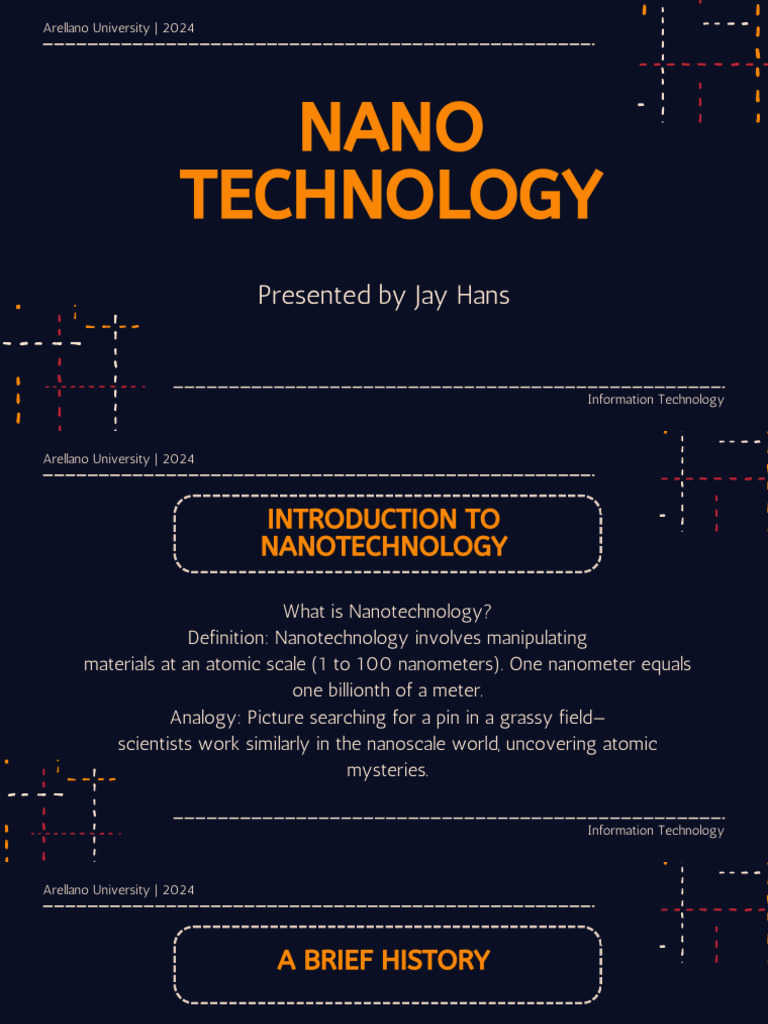 Nanotechnology Overview and Applications | PDF | Nanotechnology ...