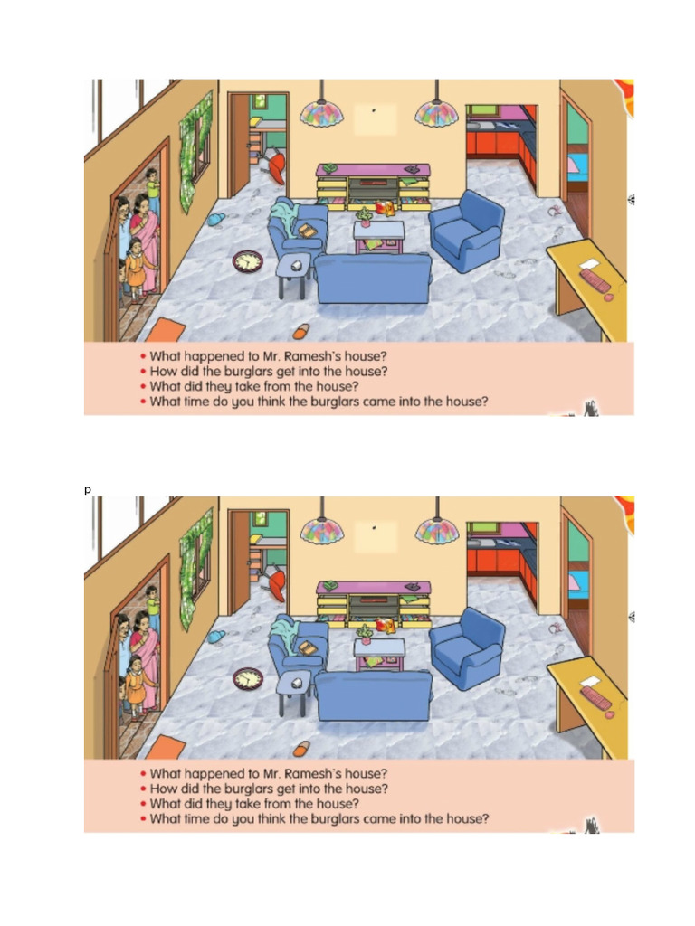 Burglary Picture Year 4 | PDF