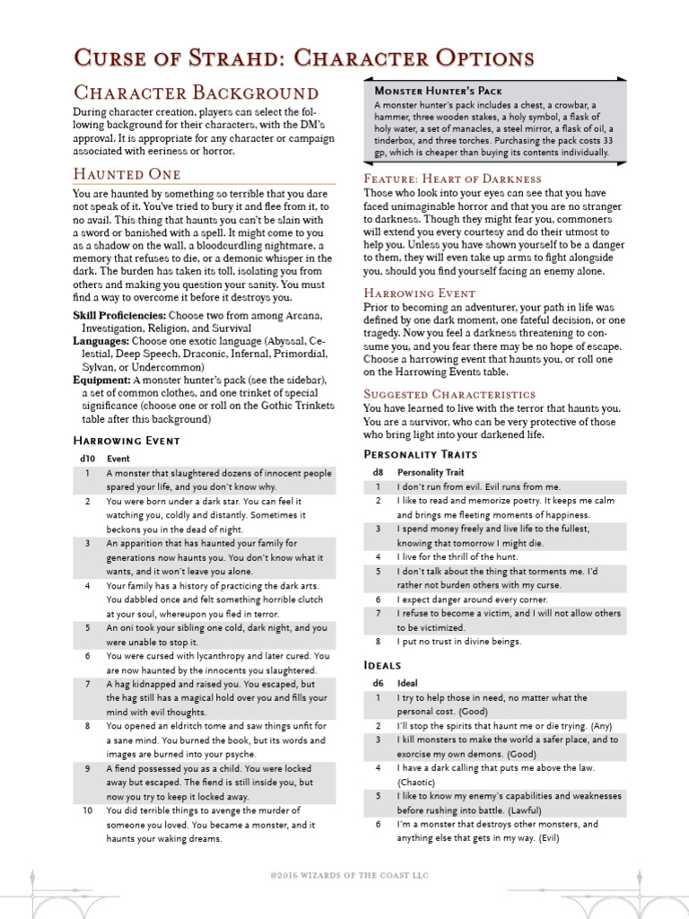 Z - Haunted One (BG), Gothic Trinkets | PDF | Demons