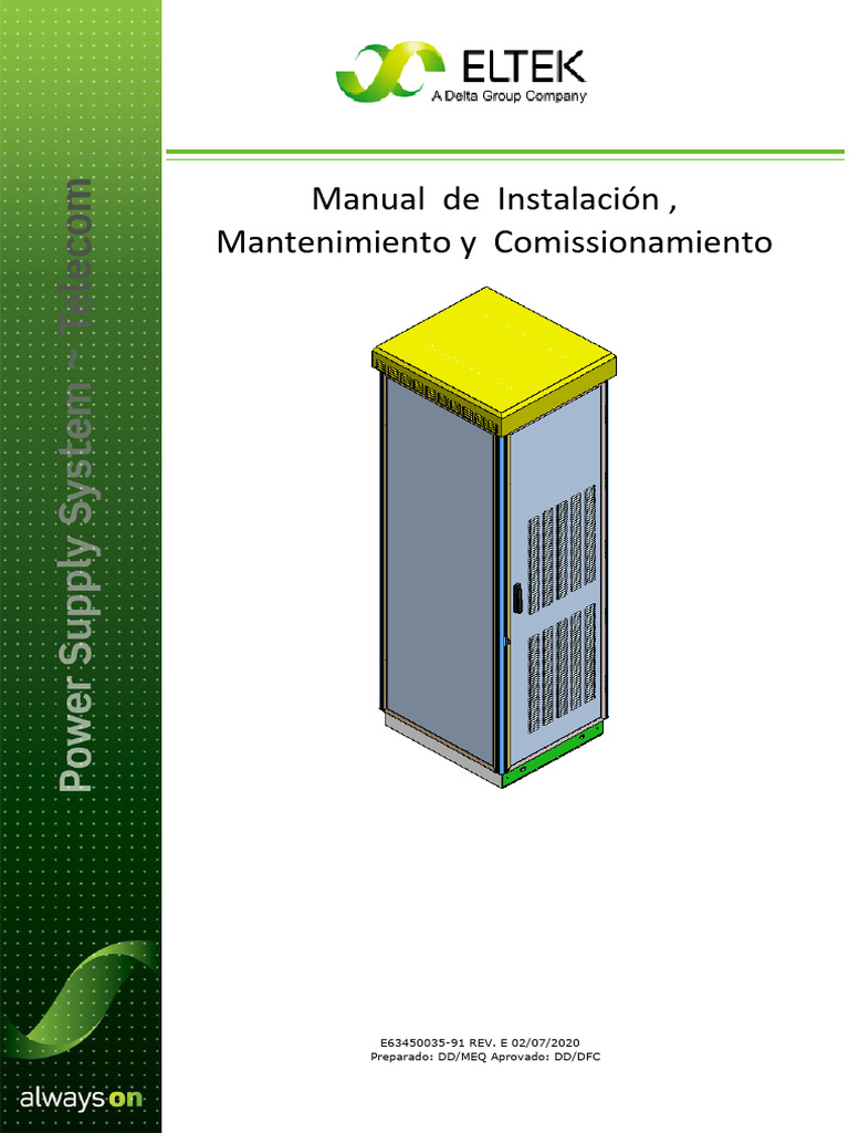 E63450035-91 - E - Manual de Usuario - Instalação | PDF | Corriente ...