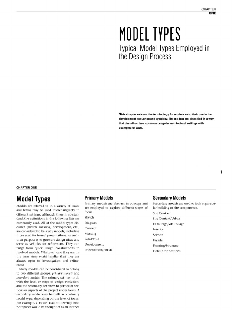 Model Types | PDF