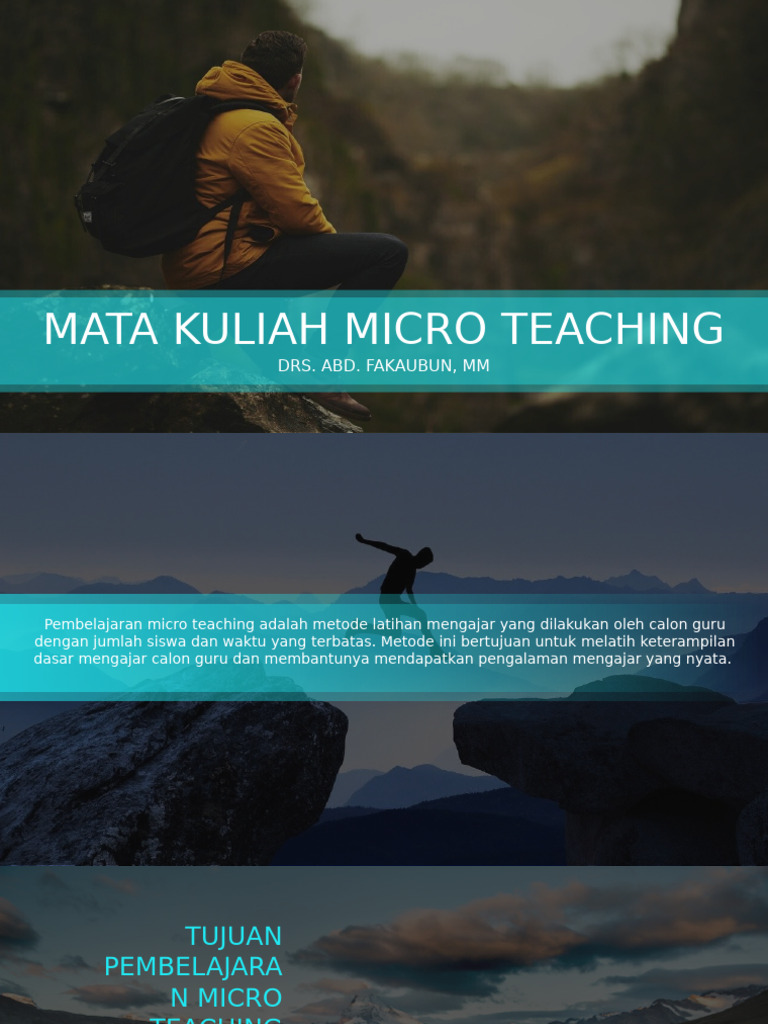 Micro Teaching, Materi Kuliah | PDF