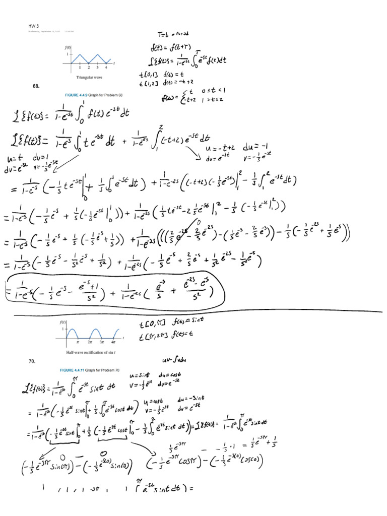 Advanced Calc HW3 | PDF