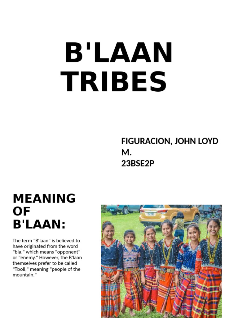 B'laan Tribes: Culture and Heritage | PDF | History | Religion ...