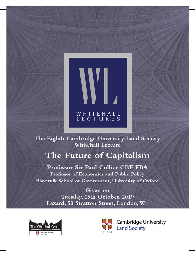 Paul-Collier-Lecture-2020_HR | PDF | Patent | Intellectual Property