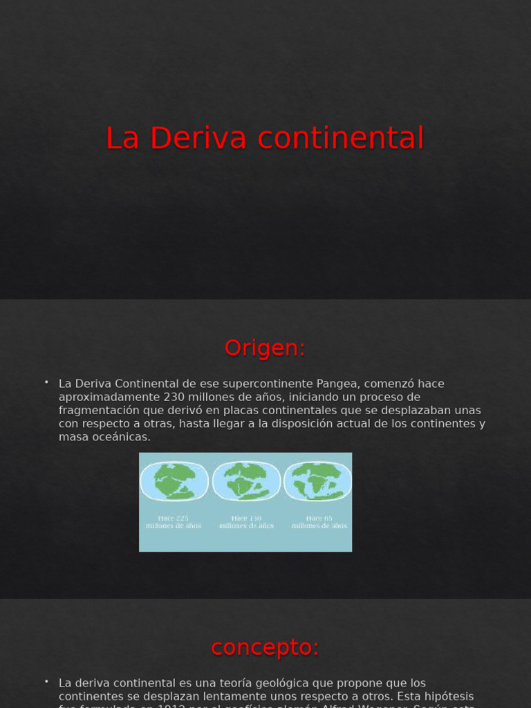 La Deriva Continental | PDF | Ciencia y matemáticas