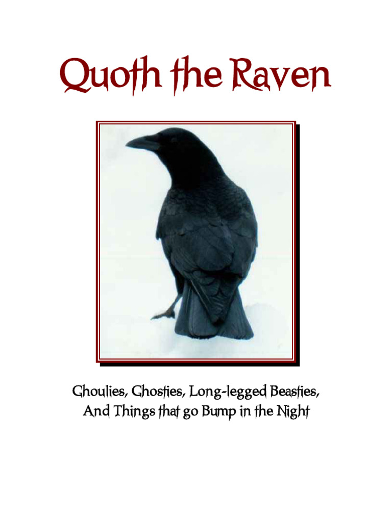 Quoth The Raven 11 | PDF | Fear