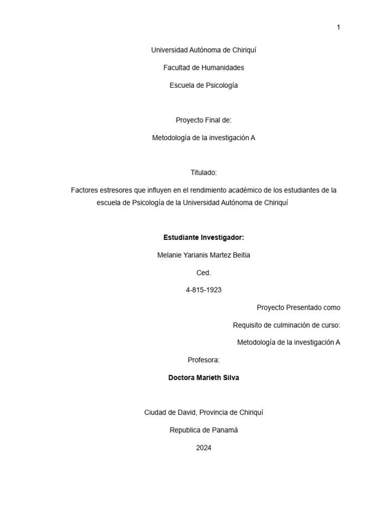 Parcial 2 Melanie Martez | PDF | Estrés (biología) | Sicología