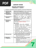 Matatag Curriculum Ap7 | PDF