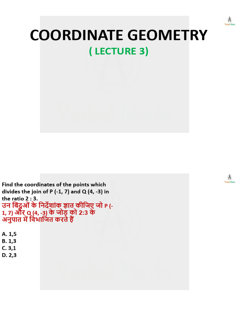 Class Coordinate 3q | PDF