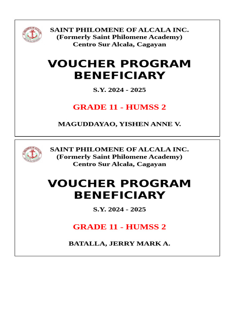 Voucher 2024-2025 1 | PDF | Social Science | Self-Improvement