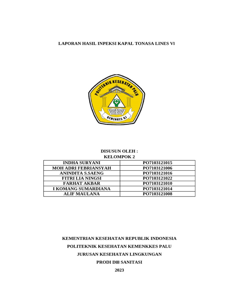 Laporan Kapal Kelompok 1 | PDF