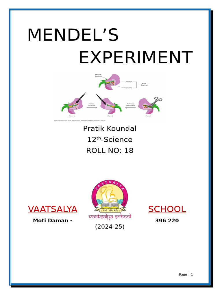 Biology Project 12 | PDF | Dominance (Genetics) | Genotype