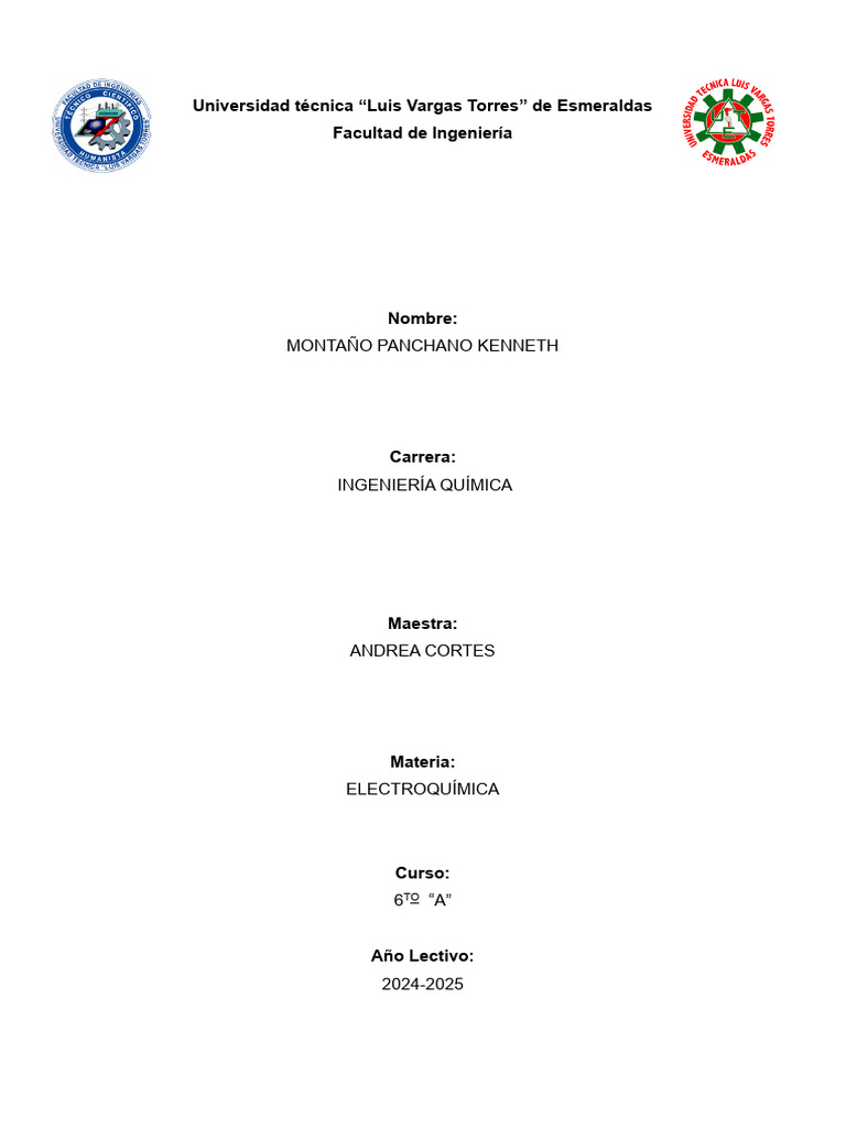 Electro Qu Í Mica | PDF | Redox | Compuestos químicos