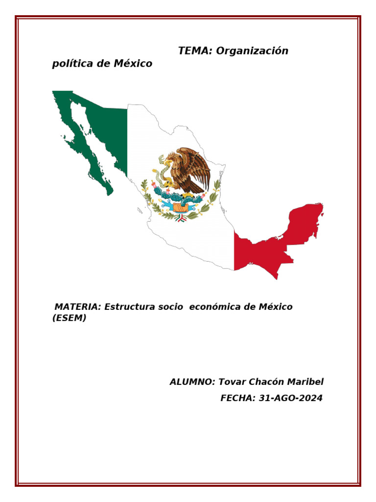 Organizacion Politica de Mexico | PDF