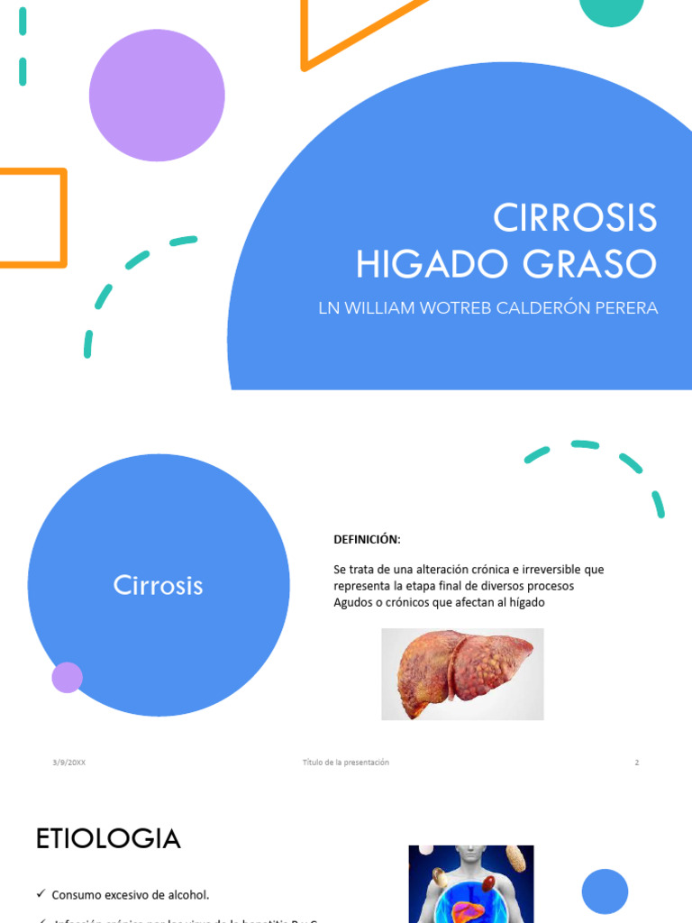 Higado graso y cirrosis | PDF | Cirrosis | Hepatitis