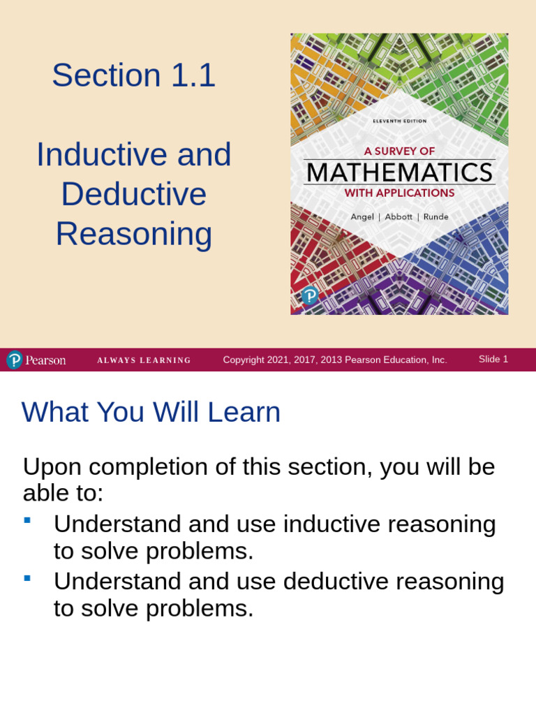 PowerPoint Chapter 1 | PDF | Conjecture | Inductive Reasoning