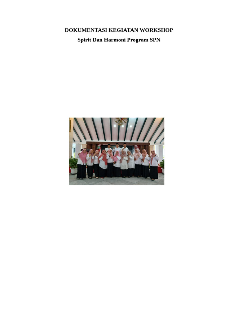 Dokumentasi Kegiatan Workshop | PDF