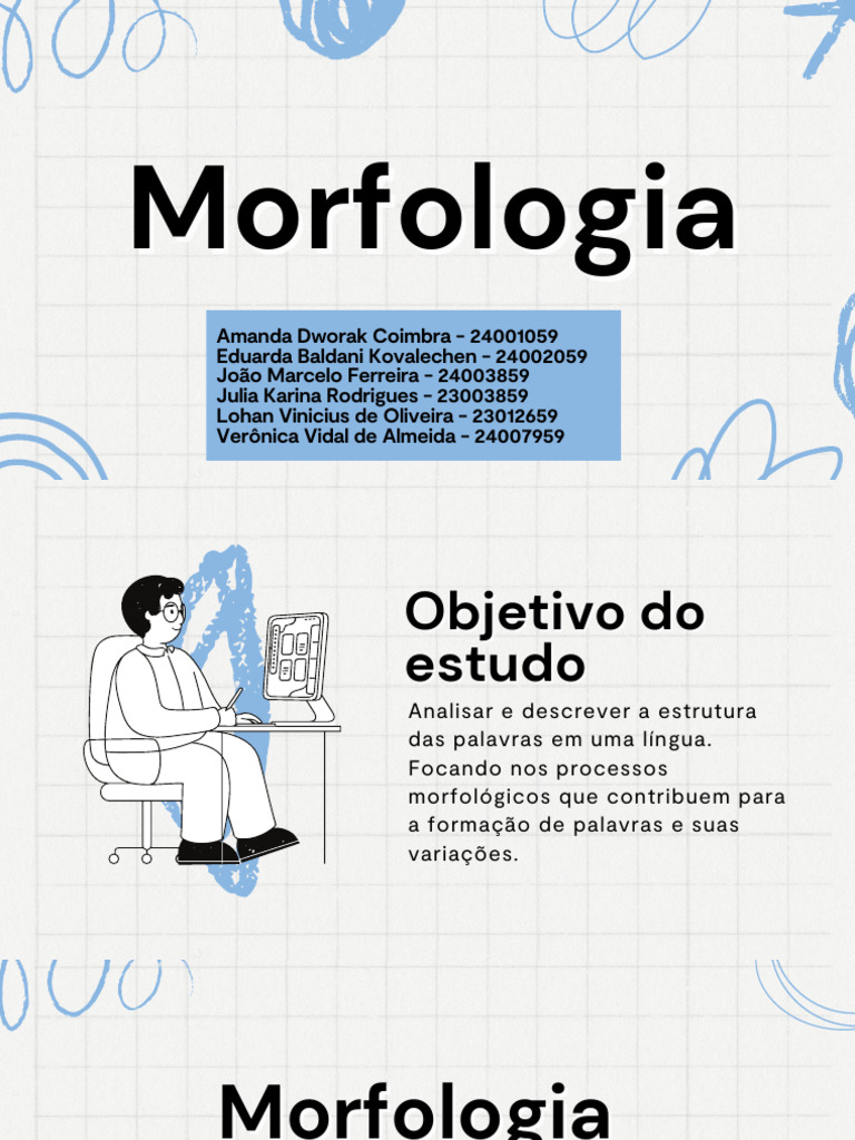 Morfologia 20240923 234751 0000 | PDF | Linguística | Palavra
