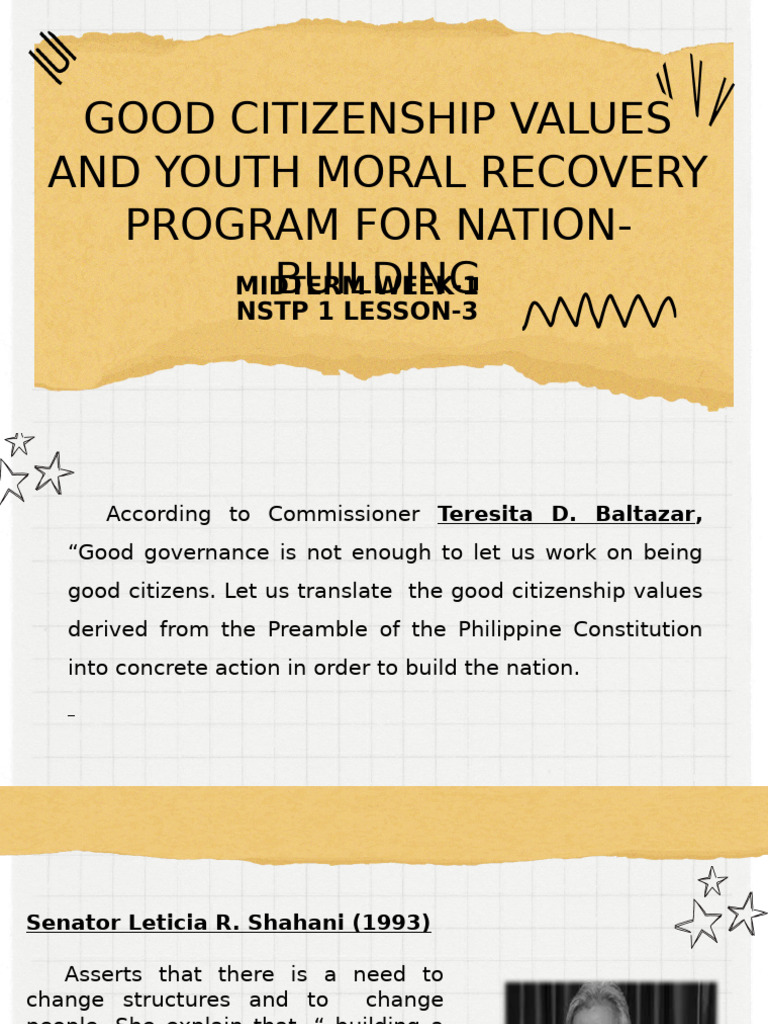 Nstp 1 Midterm Week 1 (1) | PDF | Philippines | Citizenship