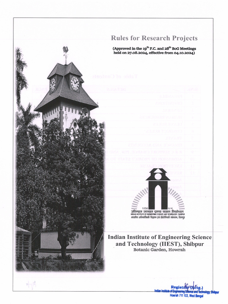 Rules For Research Projects | PDF