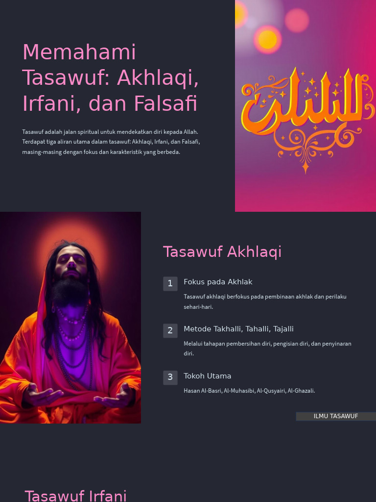 Memahami Tasawuf Akhlaqi Irfani Dan Falsafi | PDF | Filsafat