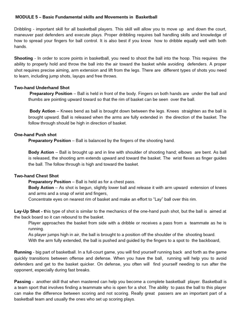 PE4_MODULE REVIEWER | PDF | Anatomical Terms Of Motion | Team Sports