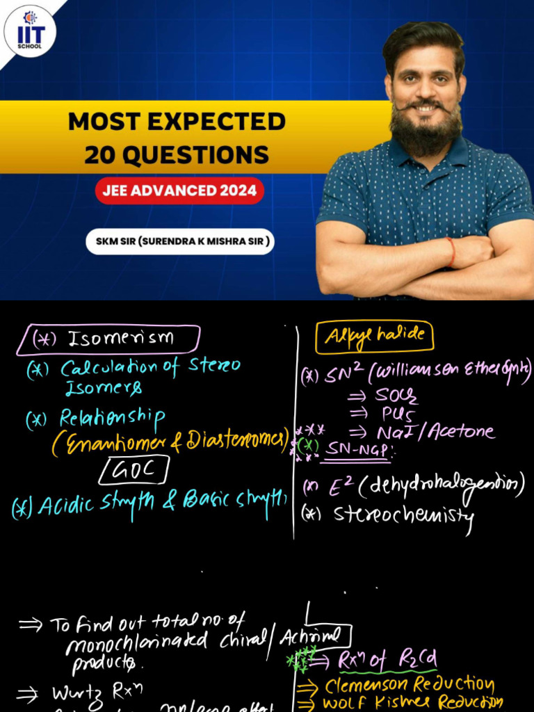 HACKHEIST_@TEAM_OPTECH_Most_Expected_JEE_Advanced_Questions_2024 | PDF