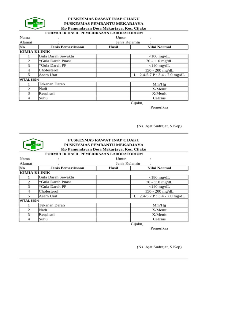 Hasil Lab | PDF
