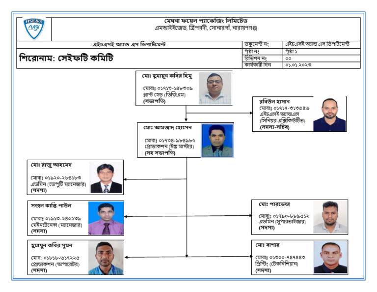 HSE&S Committee - HSE&S-OHSI-01 | PDF