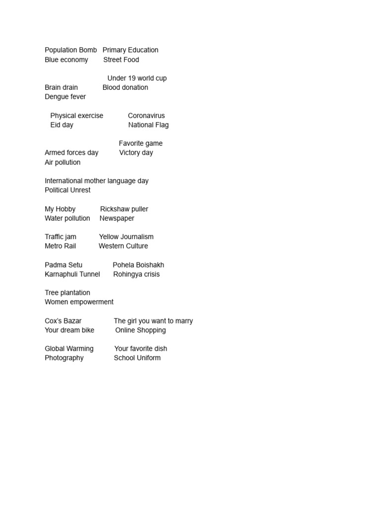 Extempore Speech | PDF | Social Science