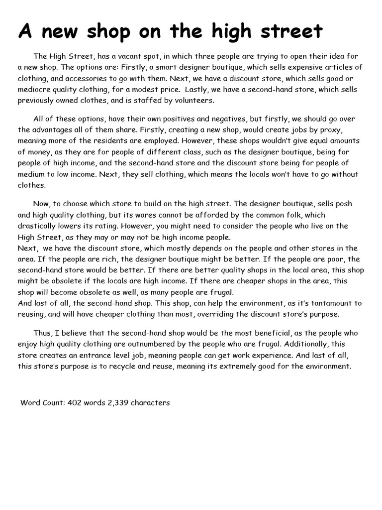 A Letter To A Local Newspape | PDF