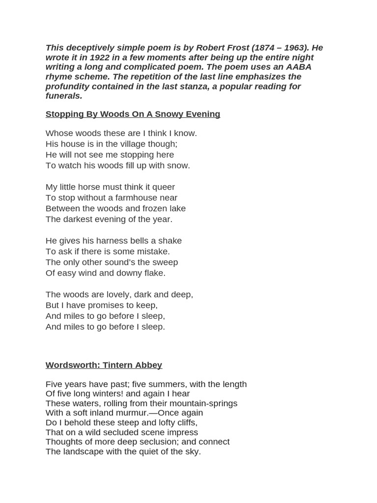 Rhyming Rhapsody - Nature Theme Poem | PDF