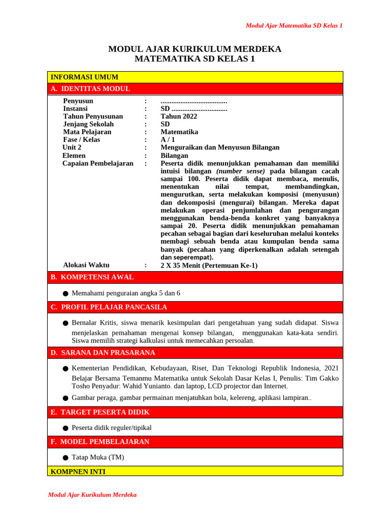 4. Modul Ajar Unit 2 | PDF